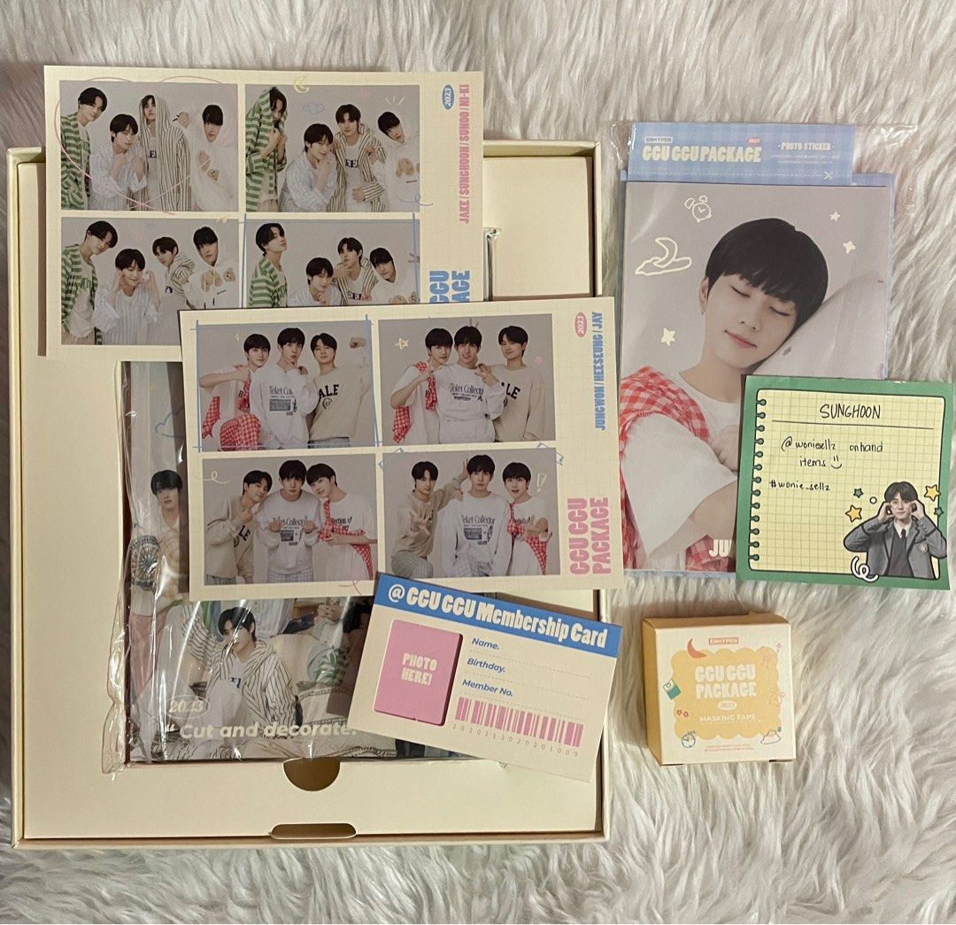 Enhypen ggu ggu package 2023 outbox set, Hobbies & Toys, Memorabilia ...