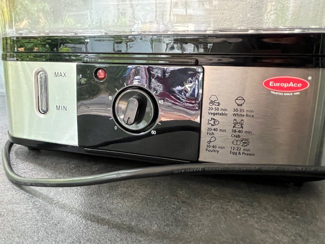 EUROPACE FOOD STEAMER SELDOM USED, TV & Home Appliances, Kitchen ...