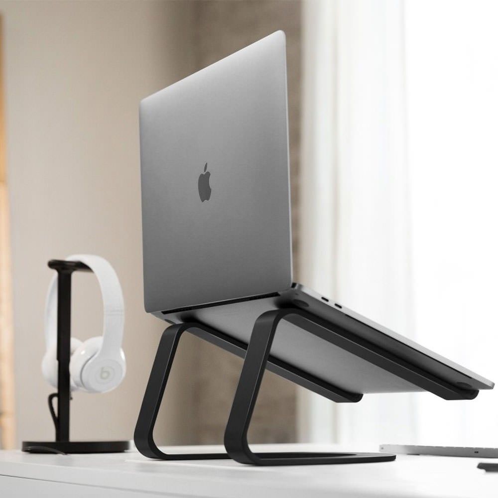 Exnometa Curve Pro Stainless Steel Notebook Macbook Laptop Stand Dj ...