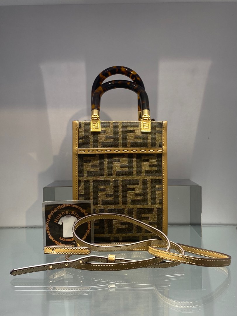 Fendi Mini Sunshine Shopper Bag, Fesyen Wanita, Tas & Dompet di Carousell