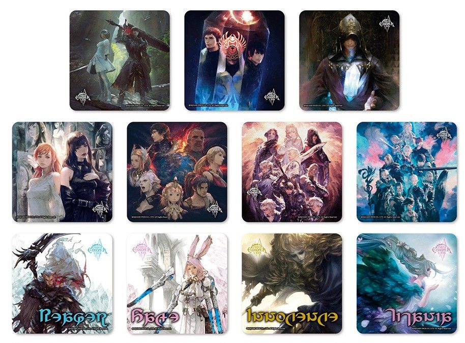 FINAL FANTASY XIV EORZEA CAFE COASTER, Hobbies & Toys, Memorabilia ...