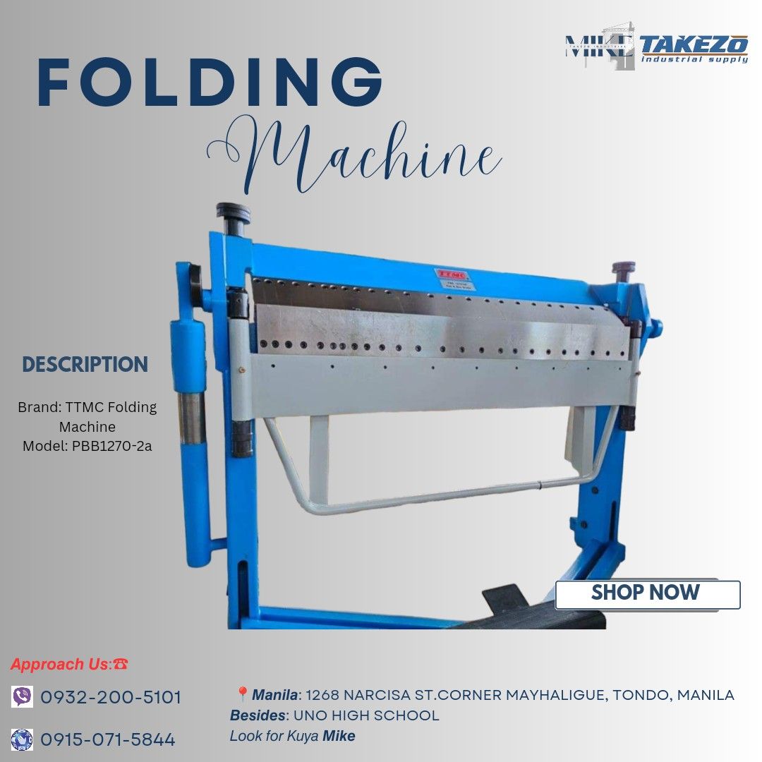 Folding Machine(Pan &Box Brake), Commercial & Industrial, Industrial ...