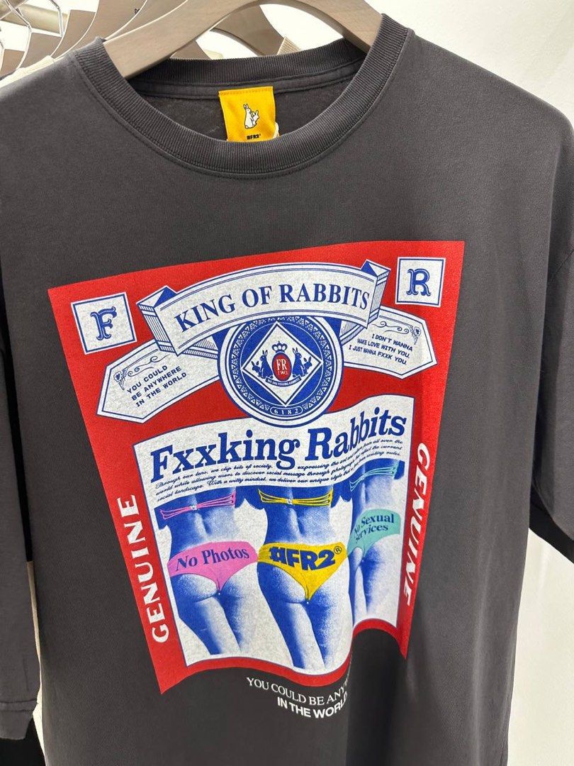 Fr2 King of Rabbit Tee, Men's Fashion, Tops & Sets, Tshirts & Polo ...