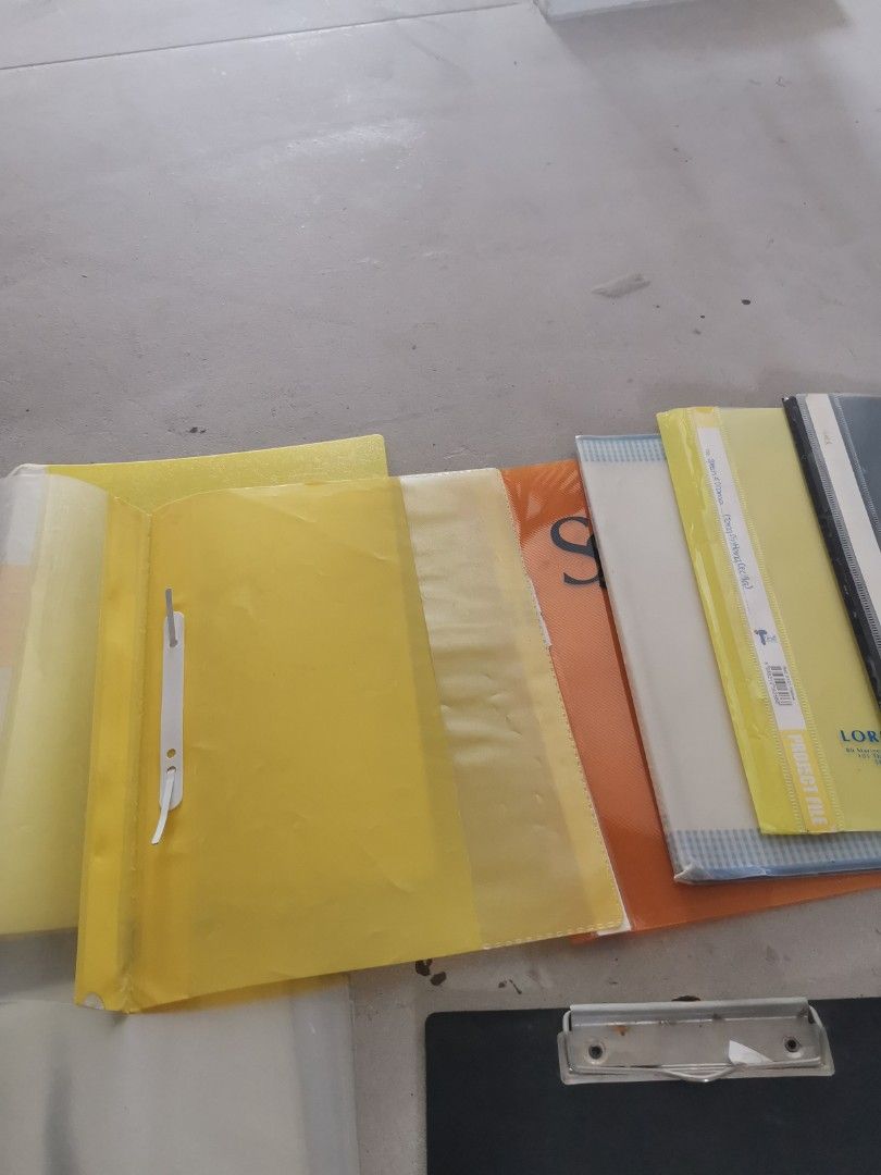 Free files clear folders clip board etc, Hobbies & Toys, Stationery ...