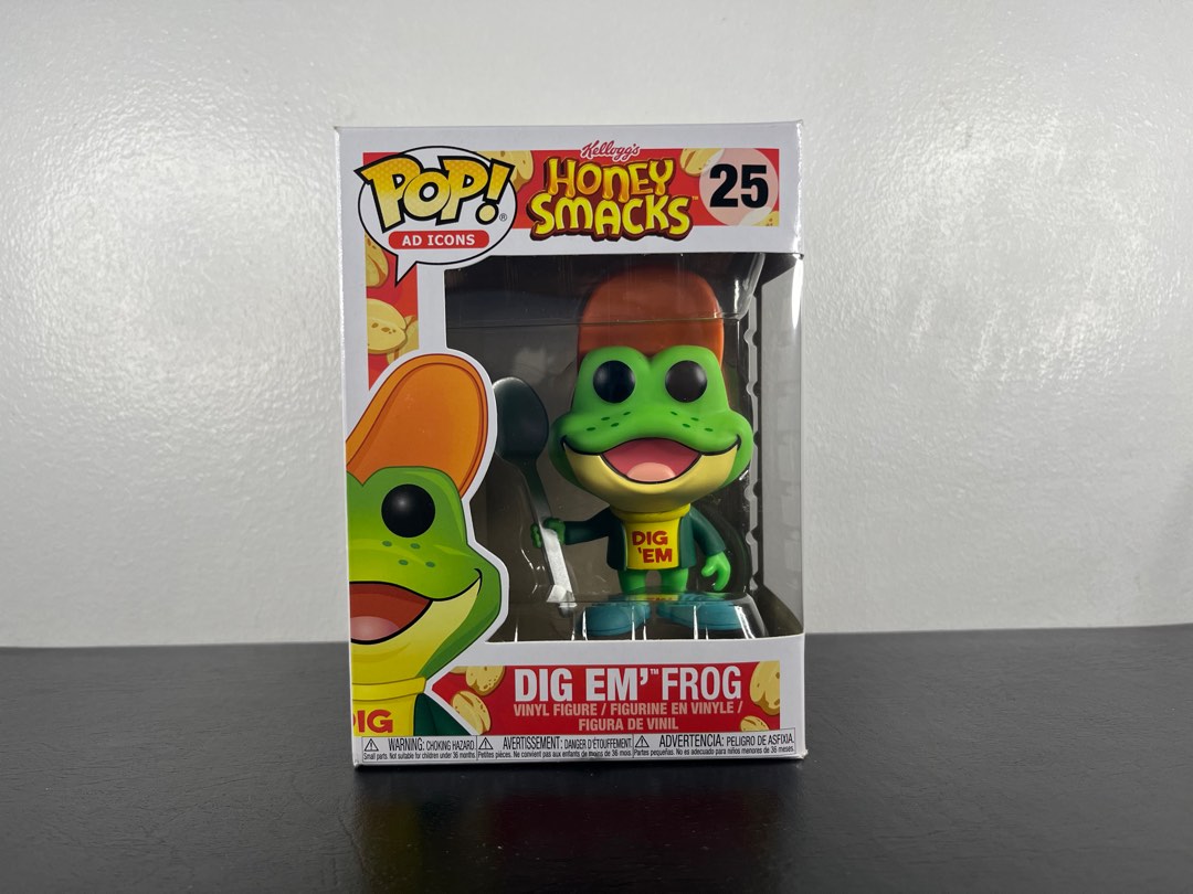 Funko Pop Ad Icons Kellogg’s Honey Smack “Dig Em’ Frog“ Vinyl ...