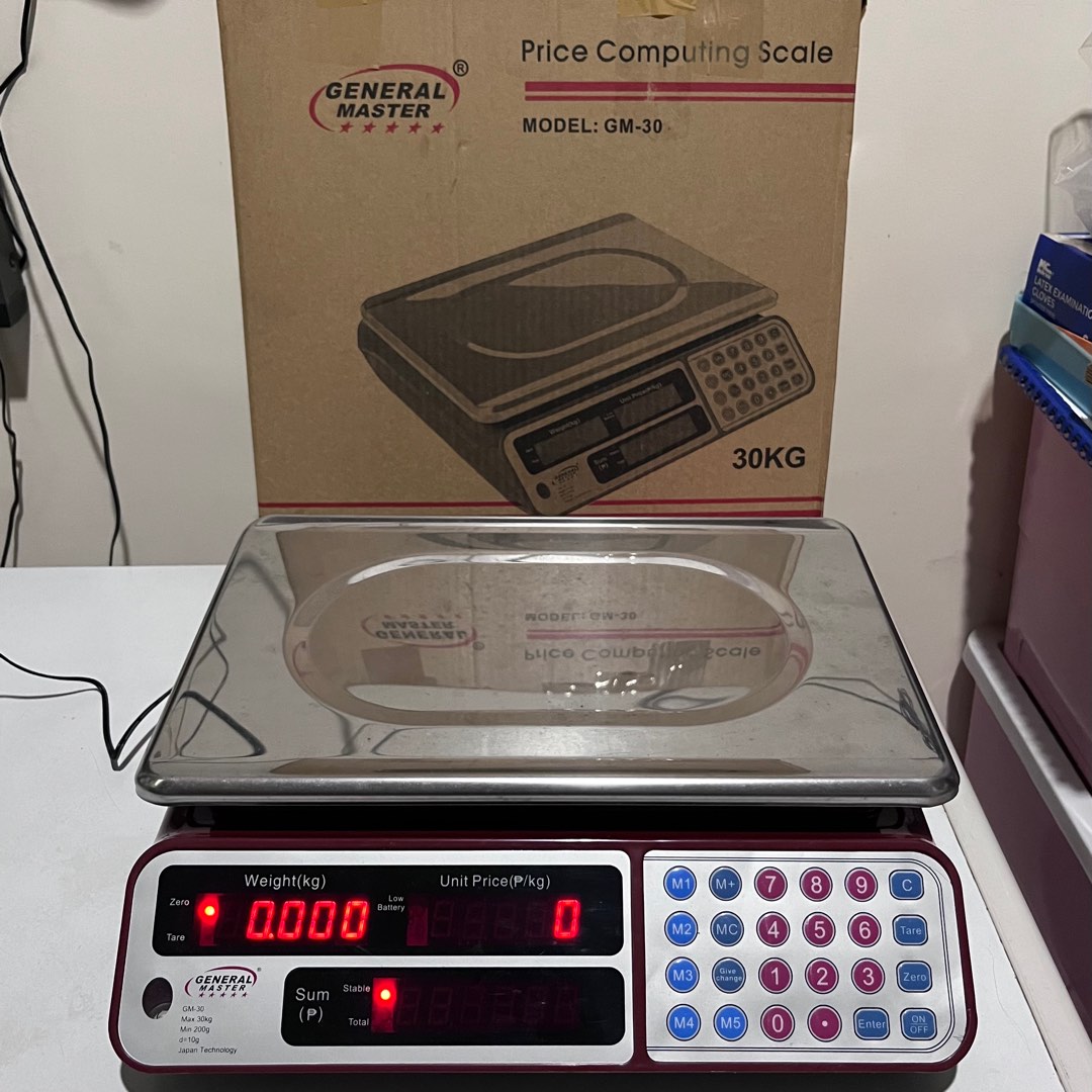 General Master Digital Weighing Scale on Carousell