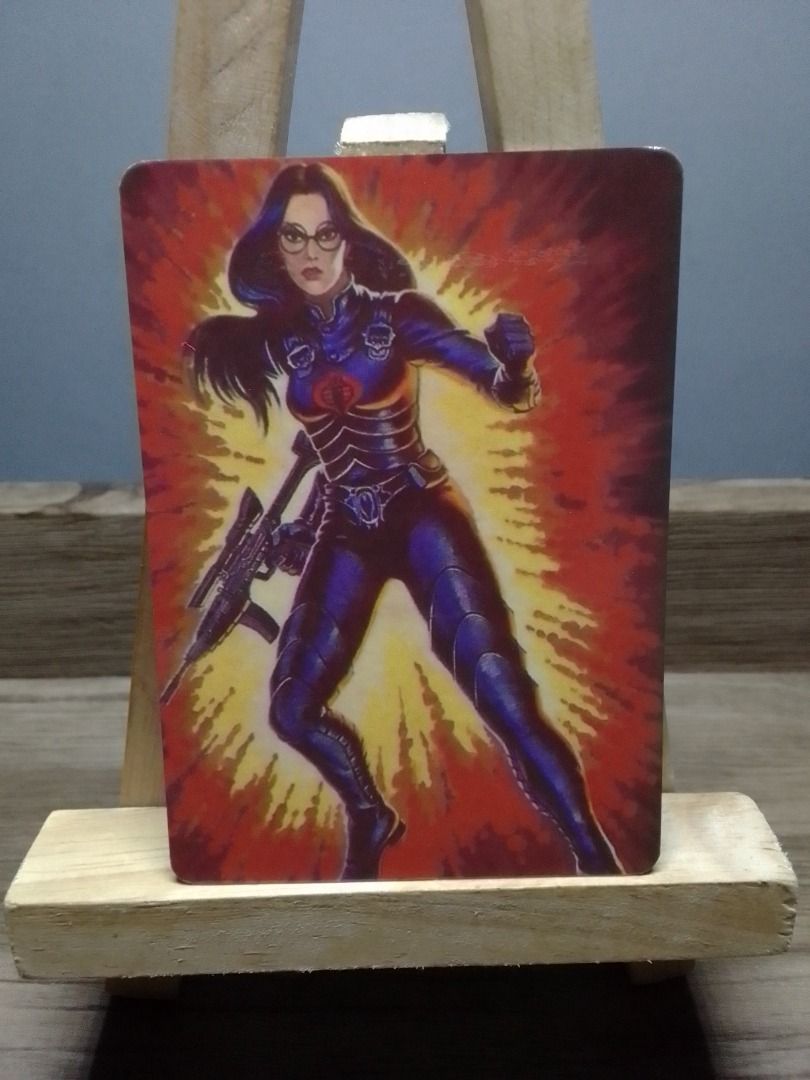GI JOE BARONESS RETRO ART CARD - CUSTOM on Carousell