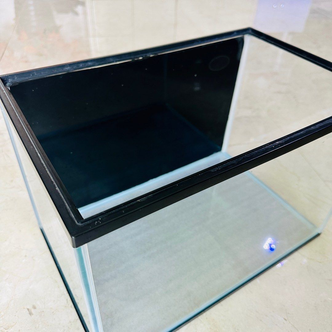 Glass Fish Tank Aquarium with Plastic Rims, Pet Supplies, Homes & Other ...