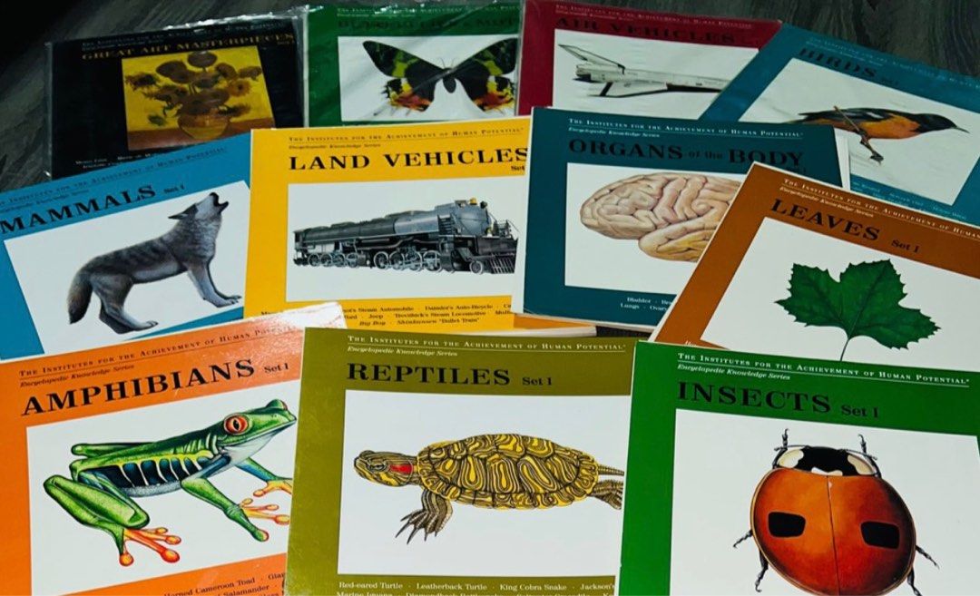 Glenn Doman Encyclopedic Knowledge Cards, Hobbies & Toys, Toys & Games ...