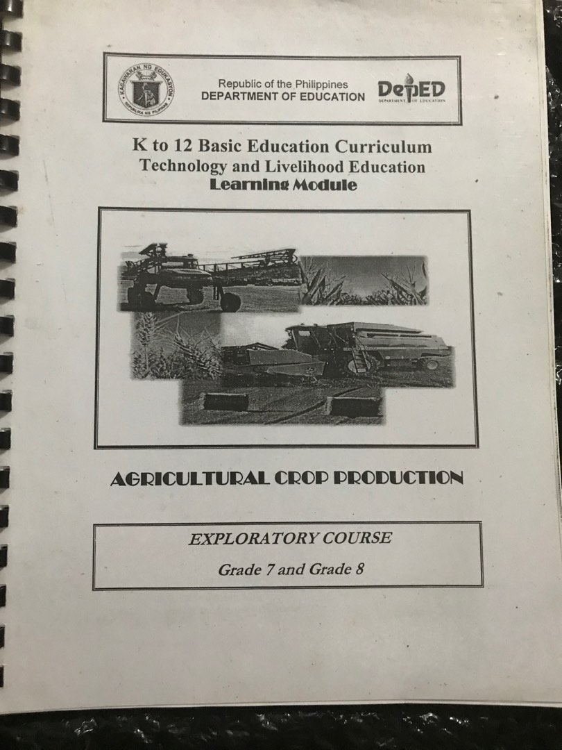 Grade 8 Textbooks - Agricultural Crop Production Learning Module ...