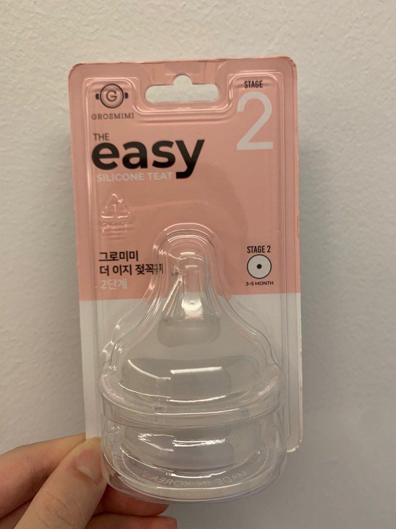 Grosmimi stage 2 teats, Babies & Kids, Nursing & Feeding, Breastfeeding ...