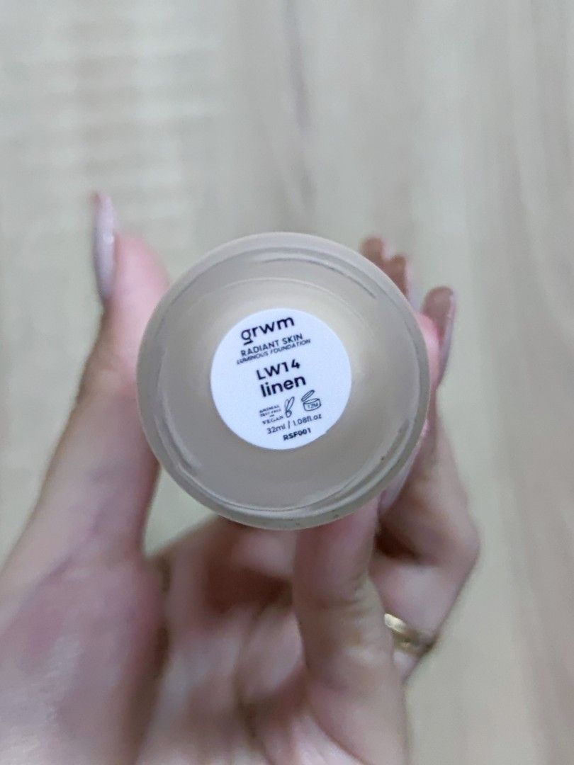 Grwm cosmetics Radiant Skin Luminous Foundation LINEN LW14 on Carousell
