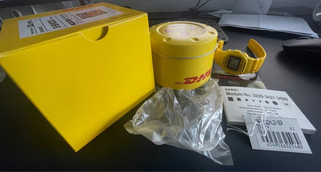 GShock DHL, Luxury, Watches on Carousell