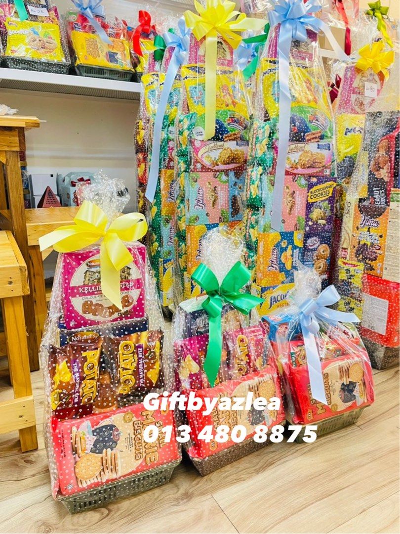 Hamper makanan dan minuman murah ready stock, Food & Drinks, Gift ...