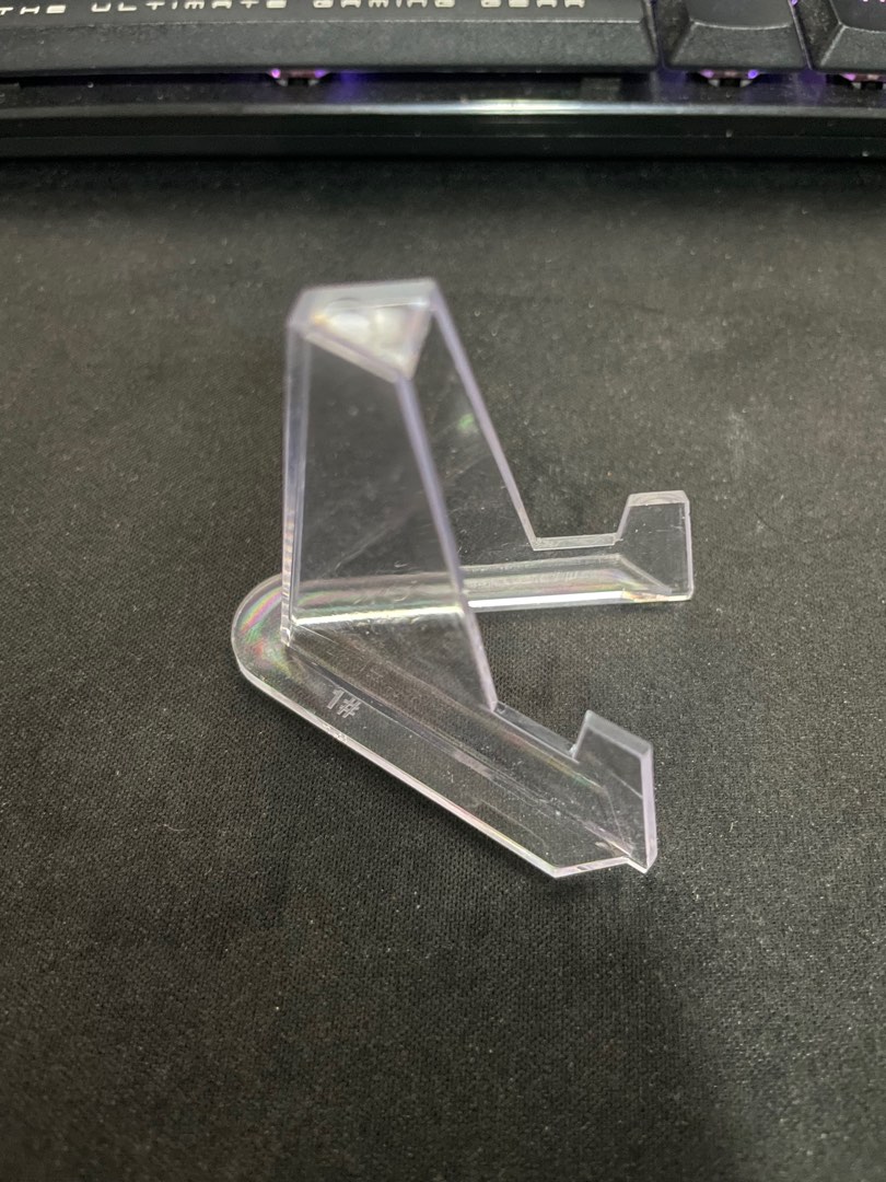 [Ready Stock] Plastic Transparent Triangle Display Stand (Updated ...