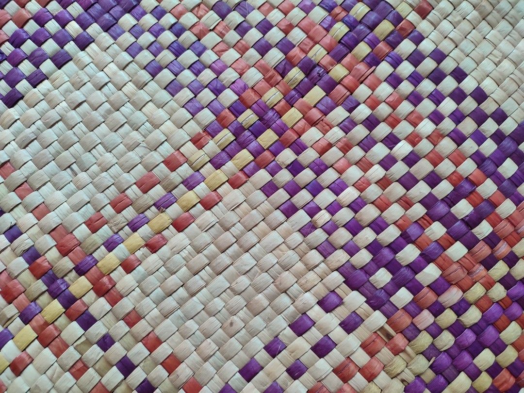 Handwoven straw mat, Furniture & Home Living, Home Decor, Carpets, Mats ...