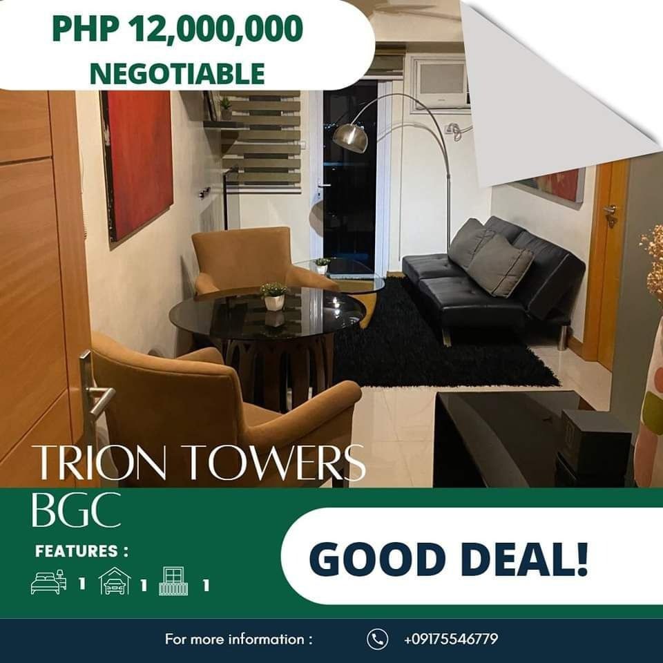 Hard to Find Trion Towers at BGC, Property, For Sale, Apartments ...