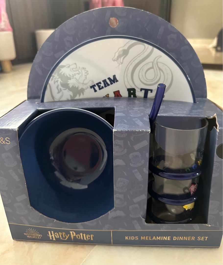 Harry Potter Melamine Dinner Set, Furniture & Home Living, Kitchenware ...