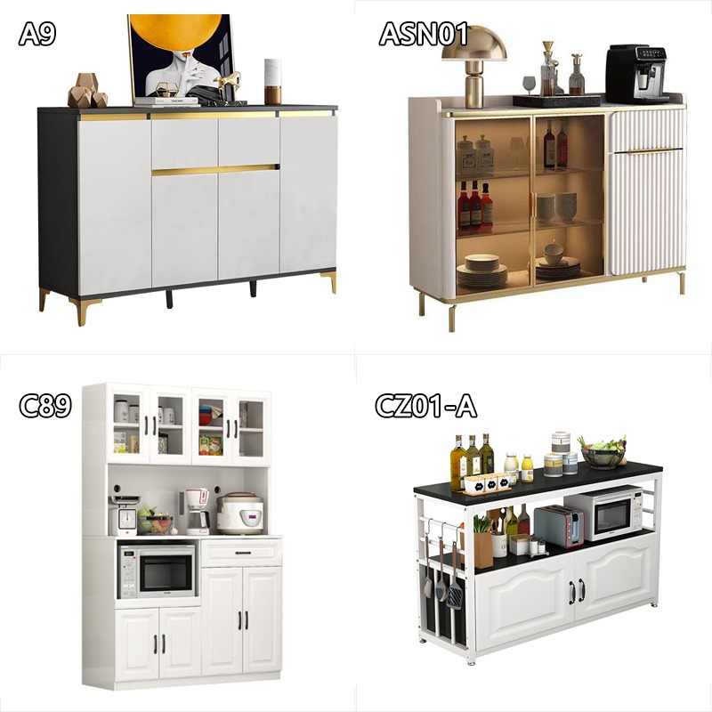 HF New!! Kitchen Cabinet Sideboard Cabinet Cupboard Side Cabinet Free ...