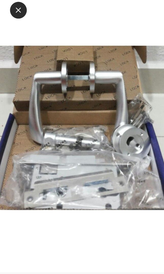 High End Door Handle with Lock, Furniture & Home Living, Security ...