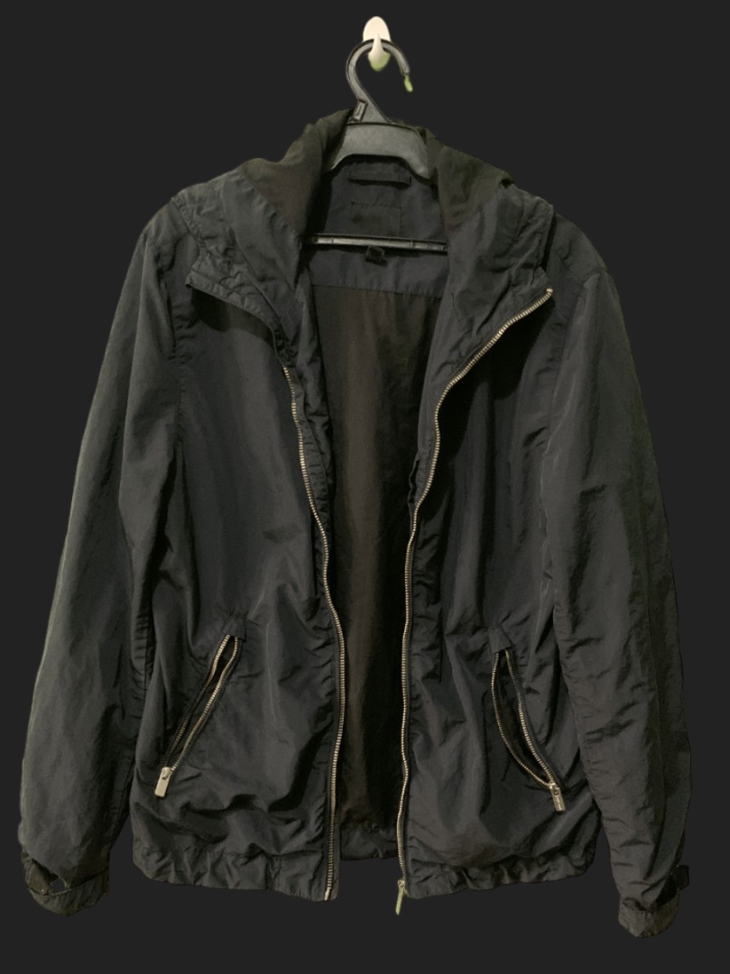 H&M - Wind Breaker (Black), Men's Fashion, Coats, Jackets and Outerwear ...