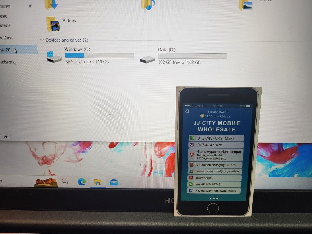 Honor MagicBook X15 15.6" i3 8GB Ram 256GB SSD, Computers & Tech ...