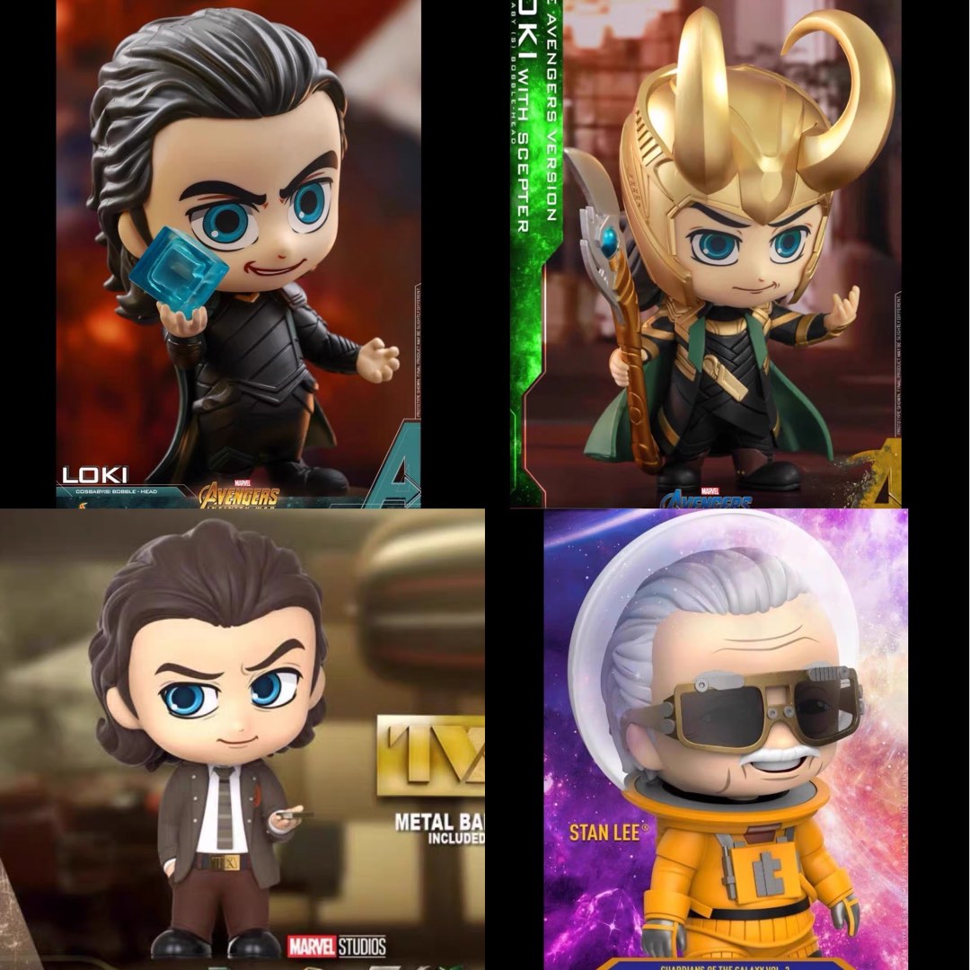 HOT TOYS AVENGERS MARVEL / Groot / Tchala star lord / Stan Lee / Ms ...