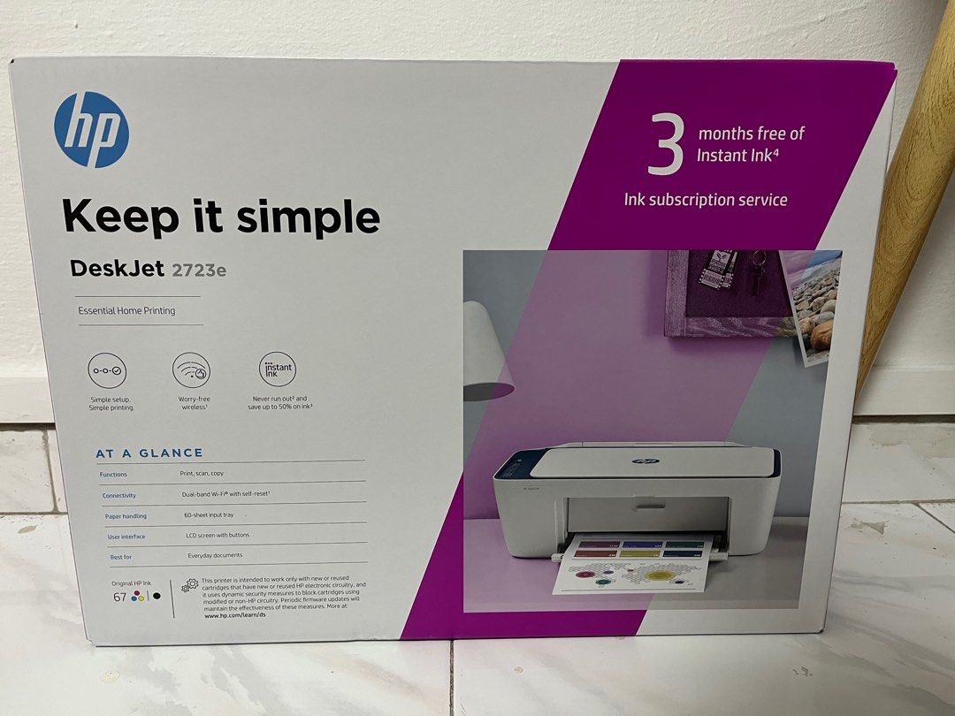 Brand New HP DeskJet 2723e All-in-One Printer, Computers & Tech ...