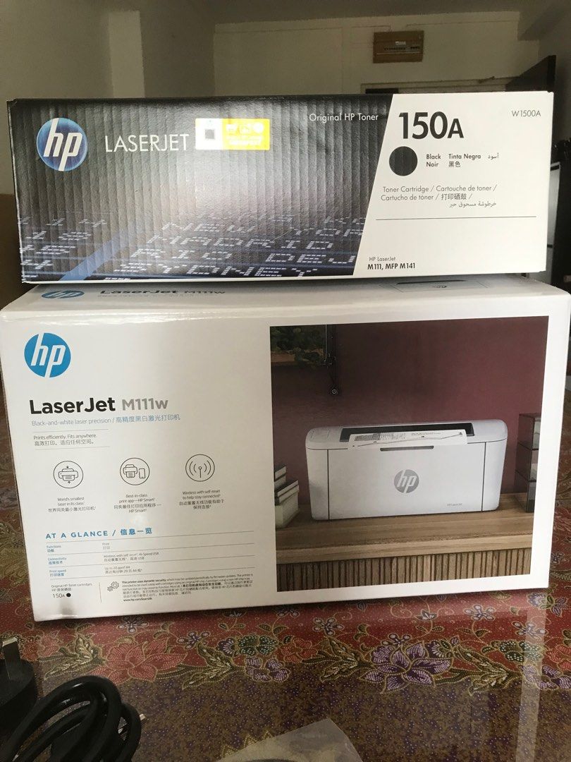 HP LaserJet M111W Printer plus 1 Original HP Toner, Computers & Tech ...