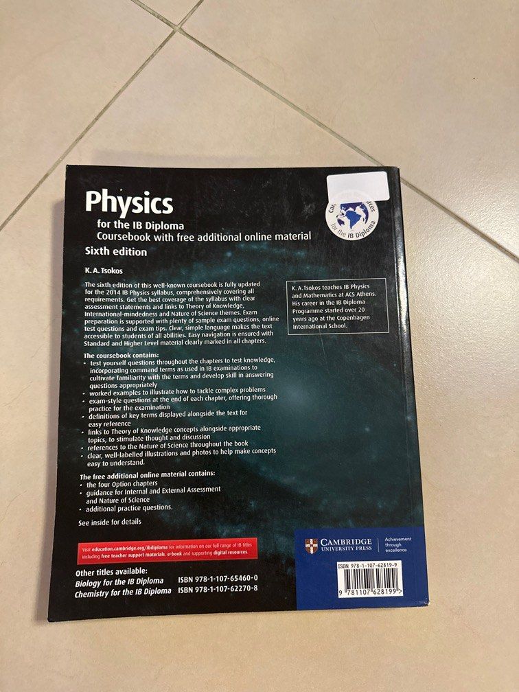 Ib physics textbook, 興趣及遊戲, 書本 & 文具, 教科書 - Carousell Ib physics textbook, 興趣及遊戲, 書本 & 文具, 教科書 - Carousell
