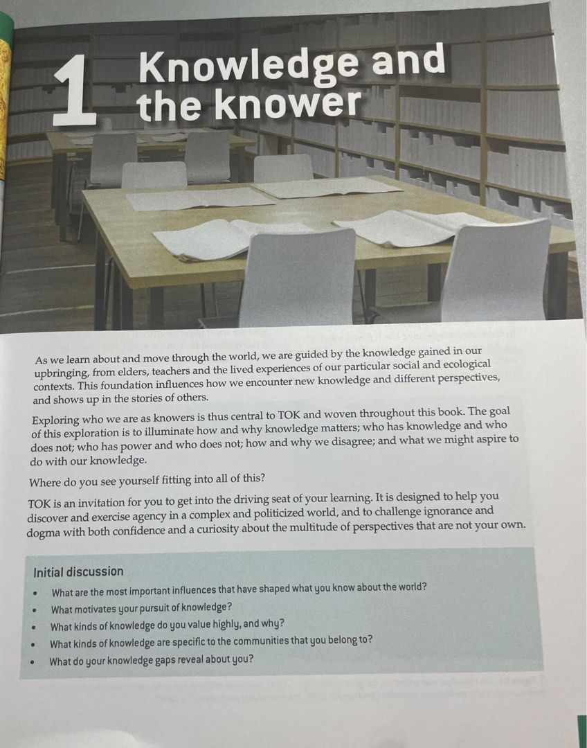 IB TOK textbook, Hobbies & Toys, Books & Magazines, Textbooks on Carousell