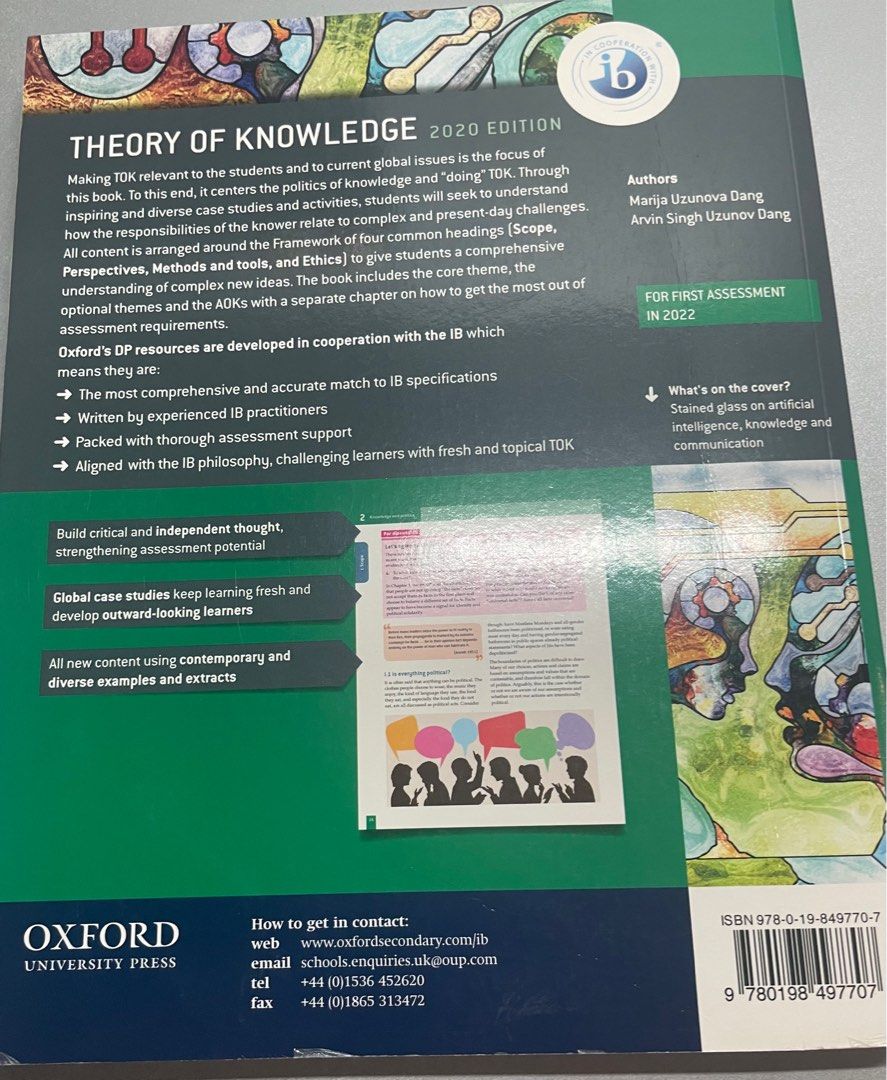 IB TOK textbook, Hobbies & Toys, Books & Magazines, Textbooks on Carousell