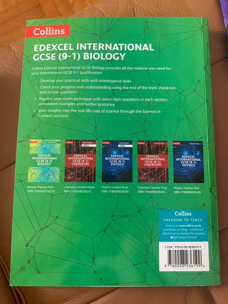 iGCSE Biology edexcel textbook, 興趣及遊戲, 書本 & 文具, 教科書 - Carousell