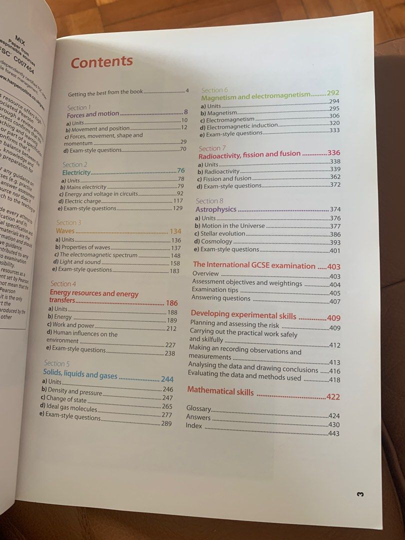 iGCSE physics edexcel textbook, 興趣及遊戲, 書本 & 文具, 教科書 - Carousell