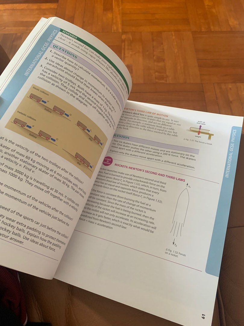 iGCSE physics edexcel textbook, 興趣及遊戲, 書本 & 文具, 教科書 - Carousell