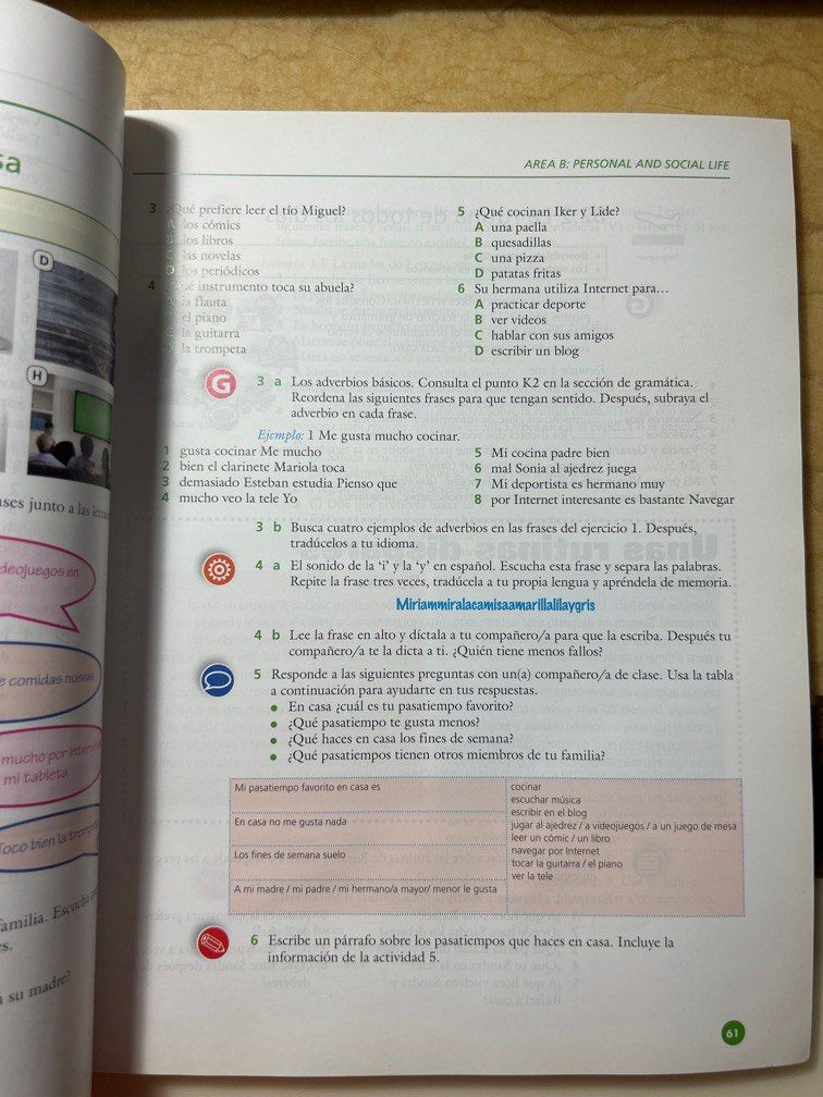 IGCSE Spanish (9-1) Textbook Second Edition, Hobbies & Toys, Books ...