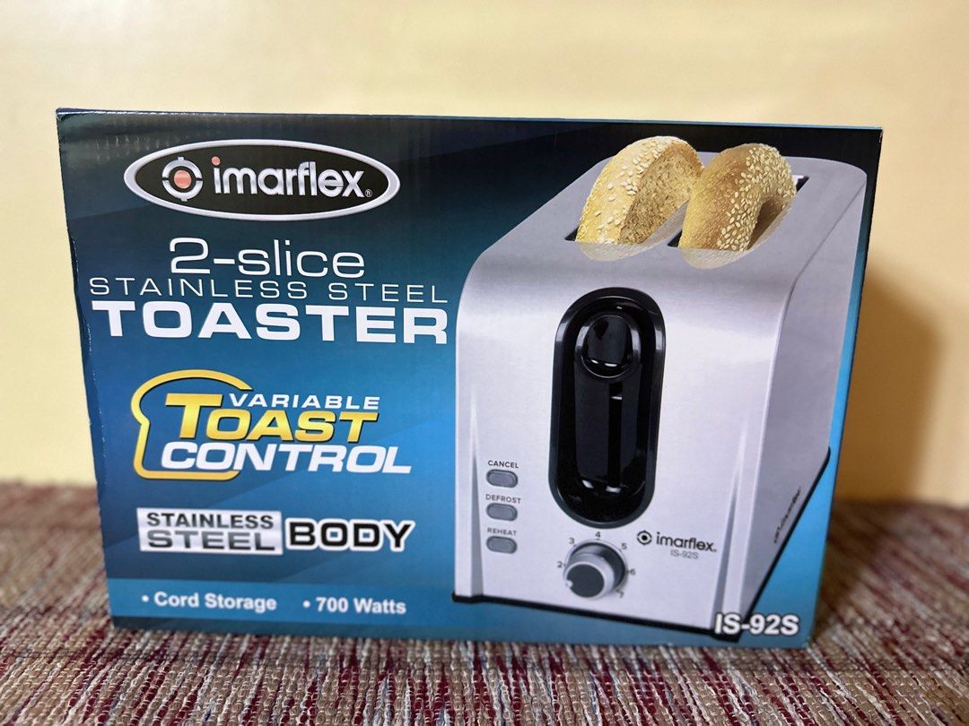 IMARFLEX 2-slice Stainless Steel Toaster on Carousell