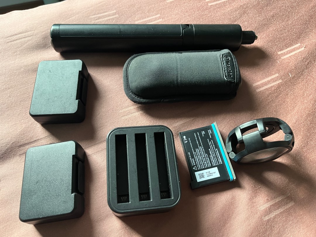 Insta 360 One X2 with accessories., Photography, Video Cameras on Carousell