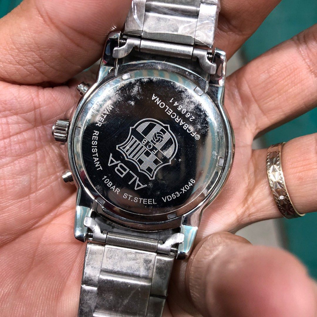 Jam tangan alba quartz stainles steel chronograph on Carousell