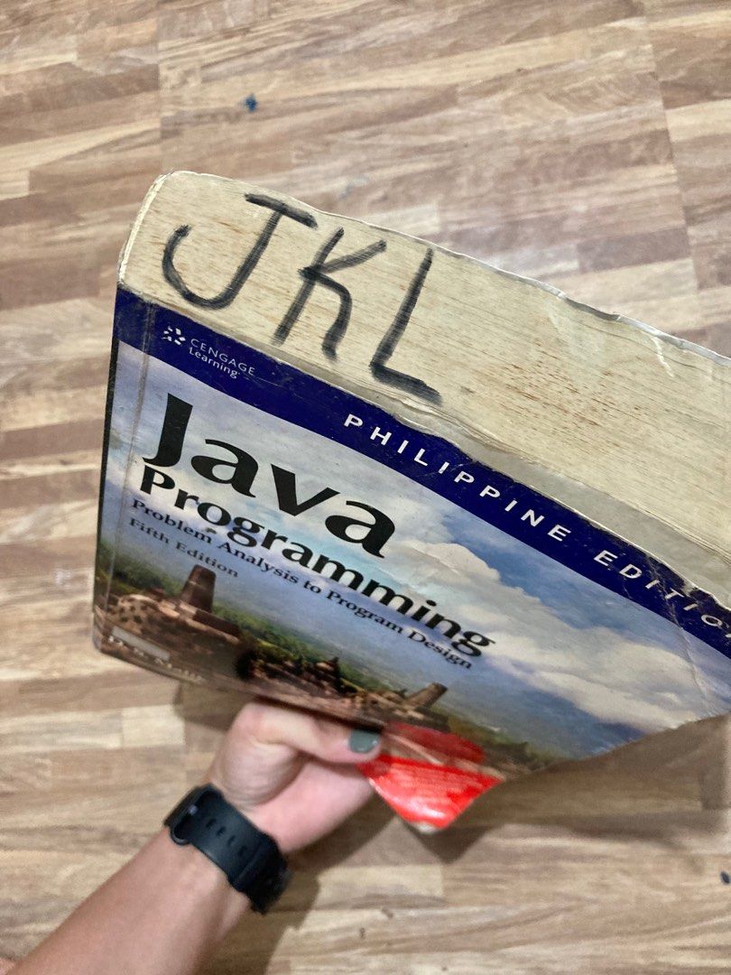 Java Programming From Problem Analysis To Program Design 5th Edition Ds Malik Hobbies