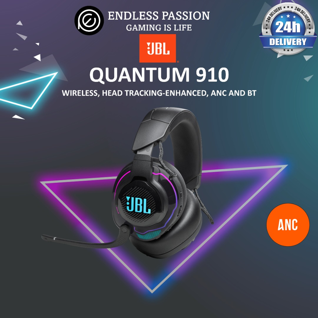 JBL Quantum 910 Wireless Gaming Headset, Audio, Headphones & Headsets ...