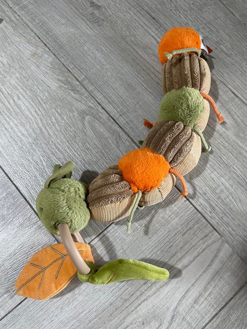 Jellycat Christopher caterpillar sensory toy, Babies & Kids, Infant ...