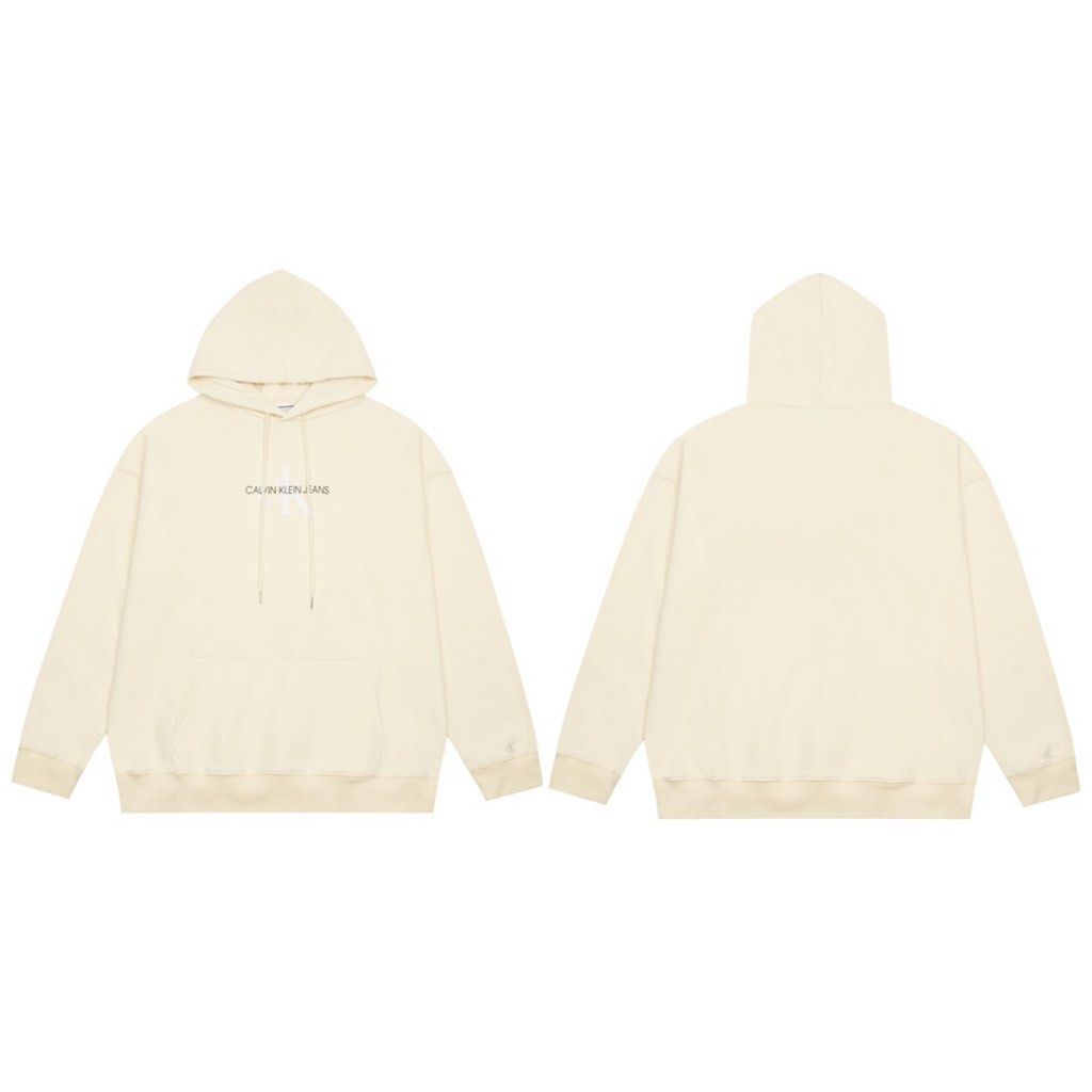 Jennie Calvin Klein Oversized monogram logo hoodie, Women's Fashion ...