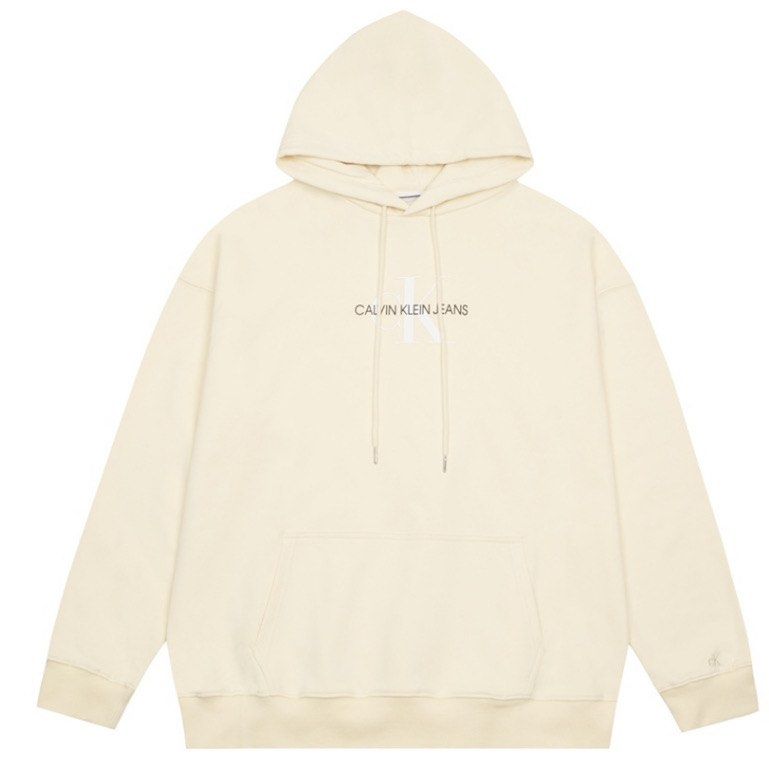 Jennie Calvin Klein Oversized monogram logo hoodie, Women's Fashion ...