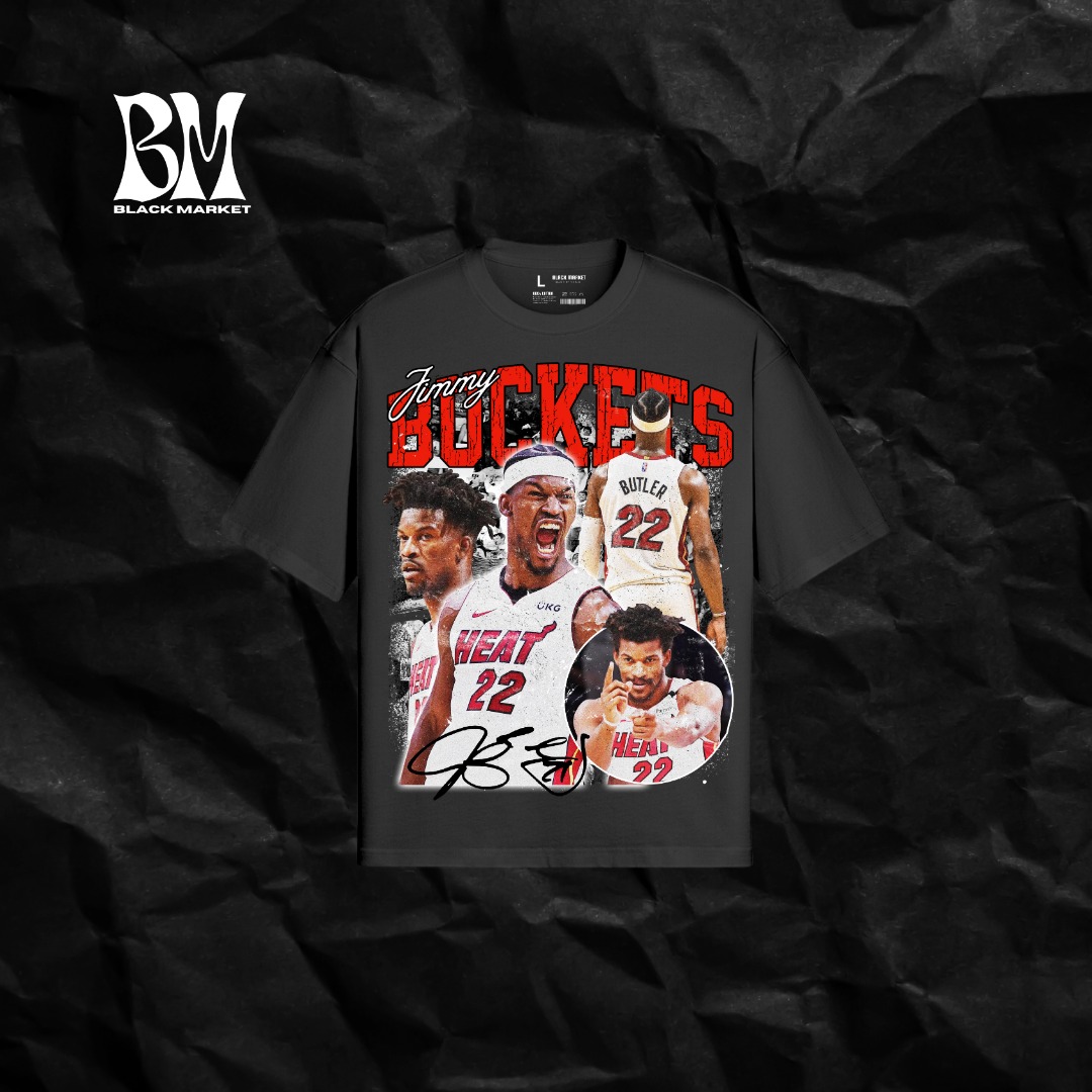JIMMY BUTLER 'BUCKETS' BOOTLEG SHIRT, Men's Fashion, Tops & Sets ...