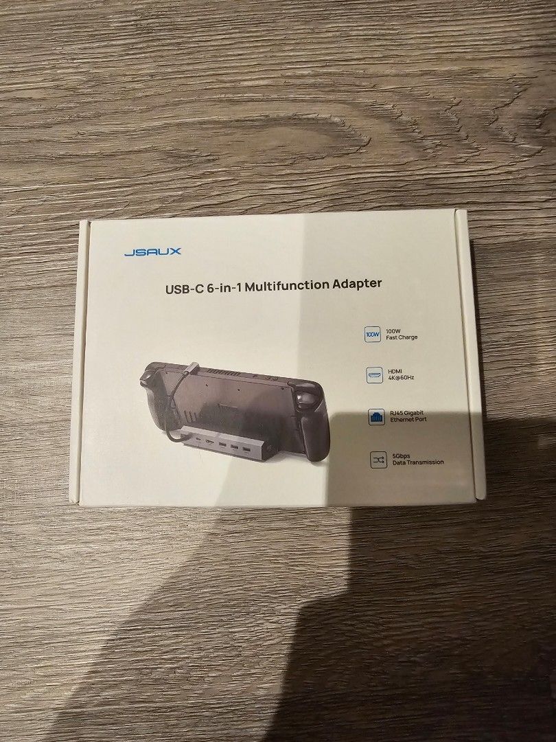 JSAUX USB C 6-in-1 dock for Steamdeck and ROG Ally, Video Gaming ...