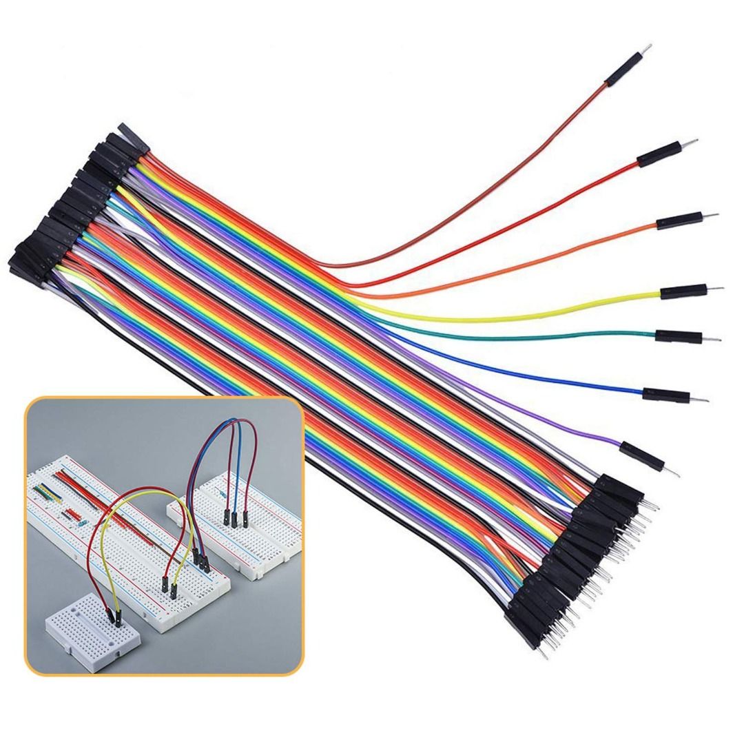 Jumper Wires kit,Multicolored Dupont Wire 3 x 40 pcs, Male to Female ...