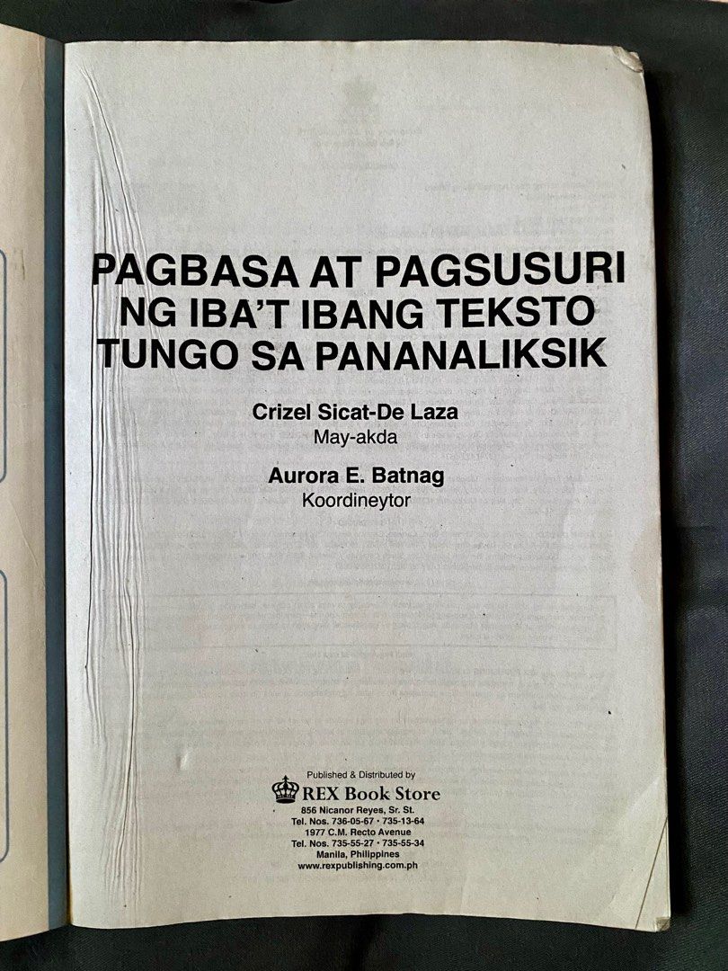 K12 Pagbasa at Pagsusuri ng Iba't Ibang Teksto tungo sa Pananaliksik ...