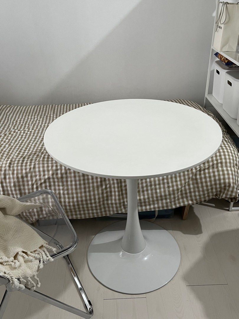 Korean Style Aesthetic Tulip Cafe Table on Carousell