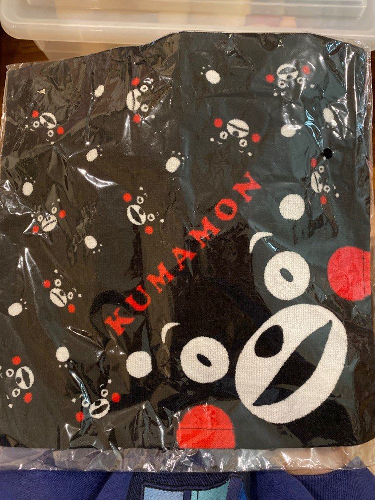 Kumamon face towel, Furniture & Home Living, Bedding & Towels on Carousell